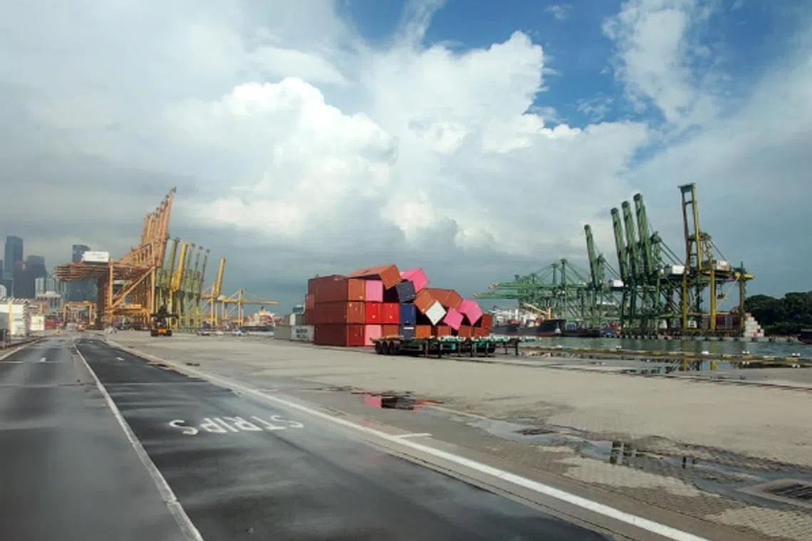 PSA reconfigures stacking layout in ports after wind blew 15 empty ...