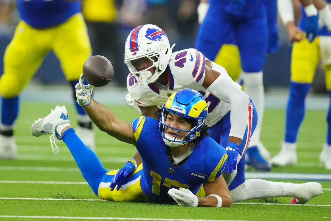 NFL roundup: Rams hold on to edge Bills in high-scoring contest | The ...