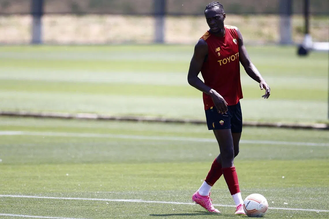Roma's Abraham joins Milan on loan deal | The Straits Times