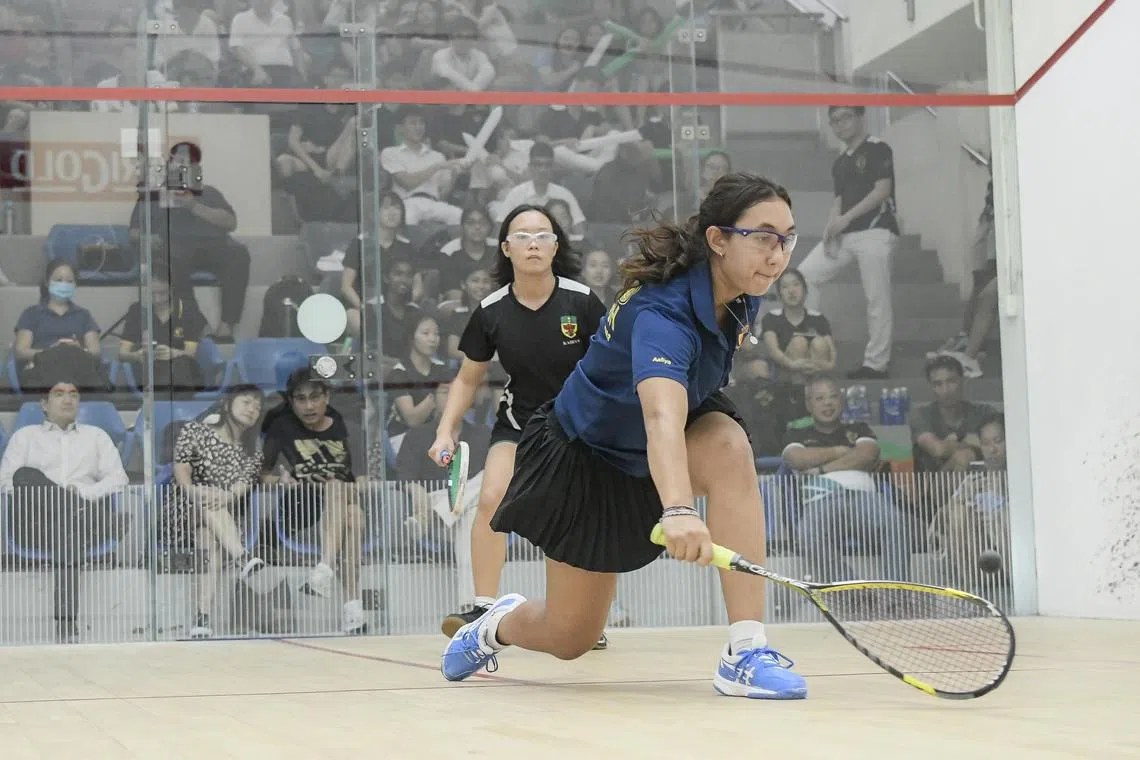 ACS (I) win historic first gold in A girls’ squash | The Straits Times