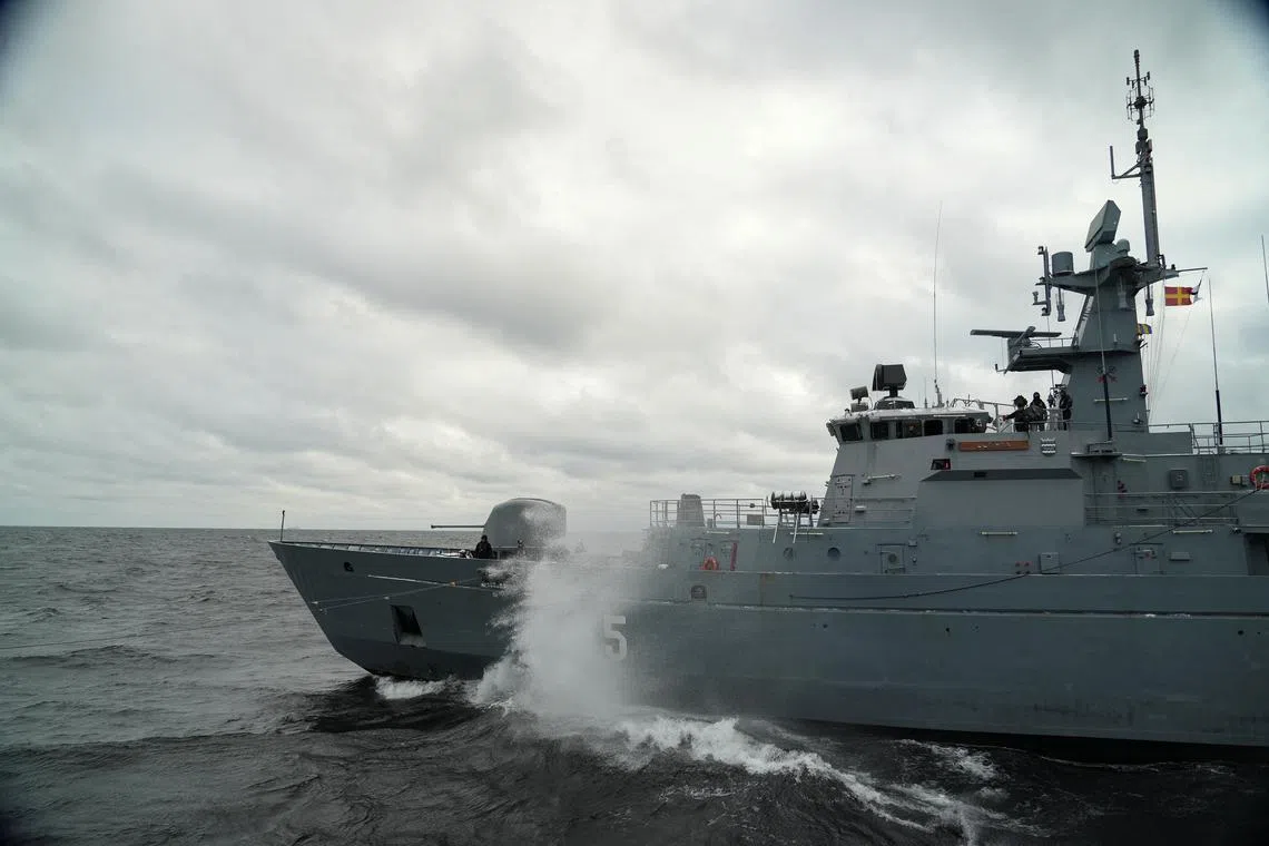 On the Baltic Sea, Estonian navy prepared to stop vessels | The Straits ...