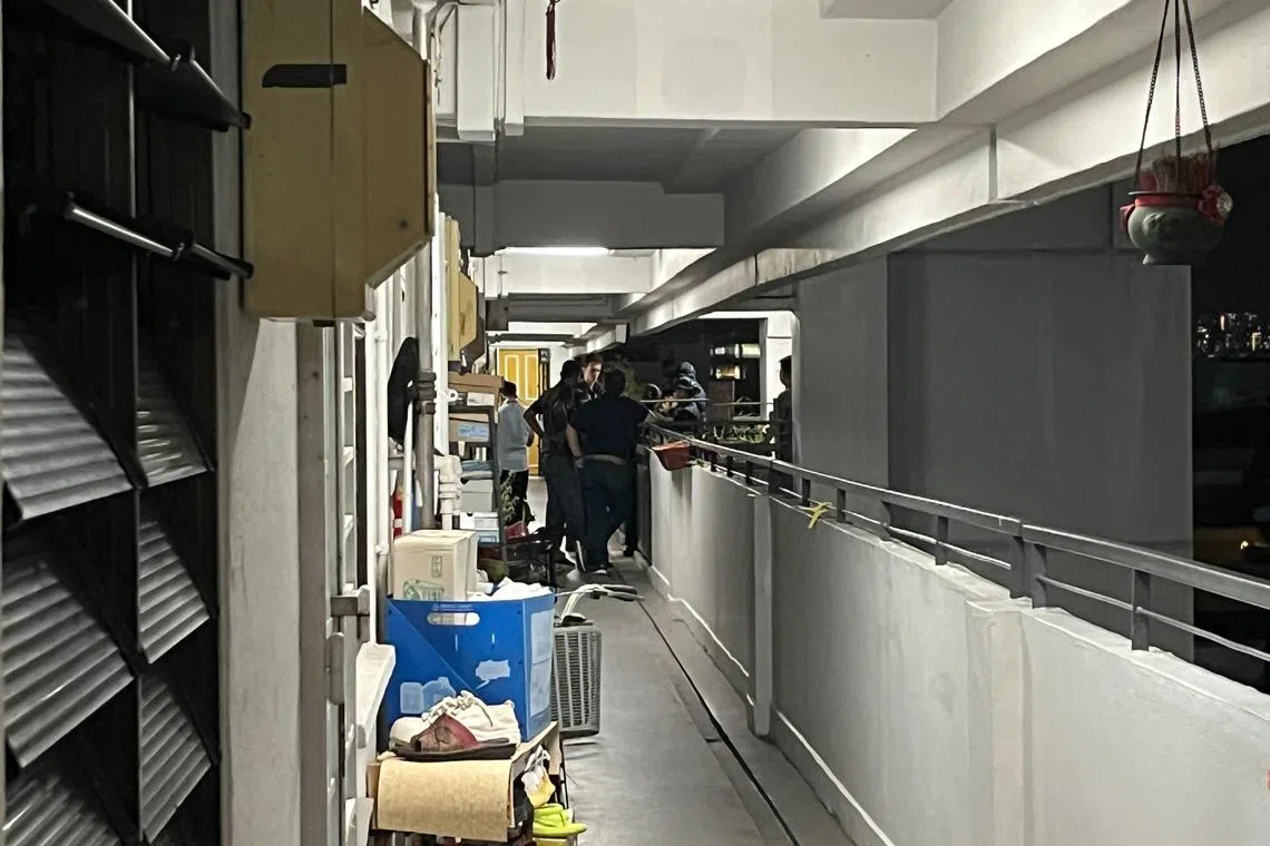 Body of woman found inside Dover HDB flat, man able to help with police ...