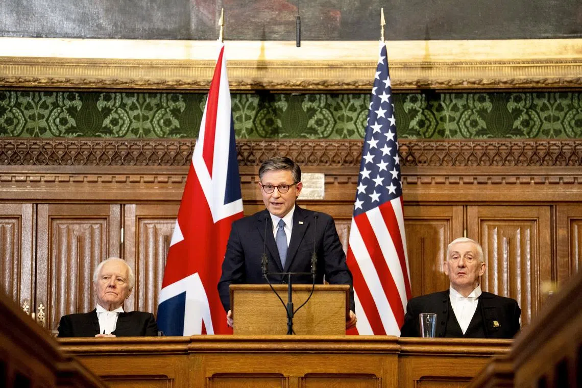 UK and US can work through differences, says House Speaker Johnson ...