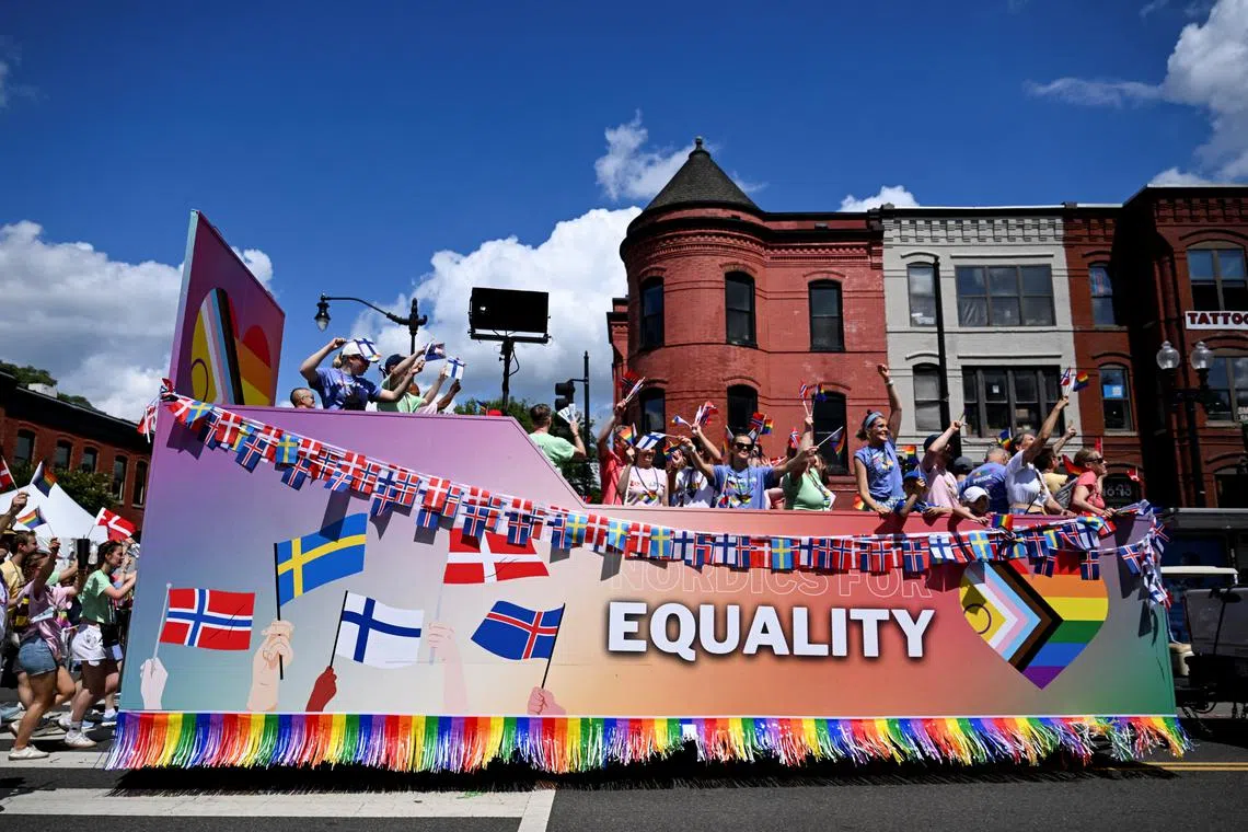 WorldPride parade-goers march through Washington in defiance of Trump ...