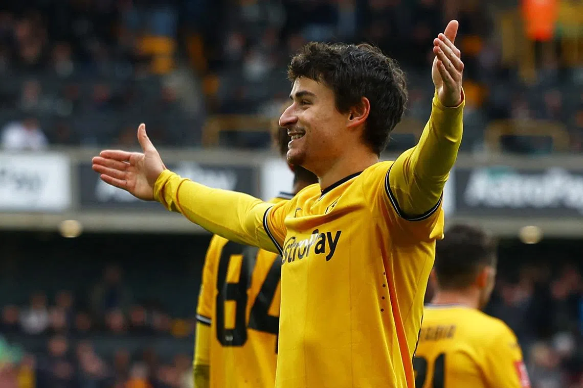 Wolves defender Bueno joins Feyenoord on loan | The Straits Times