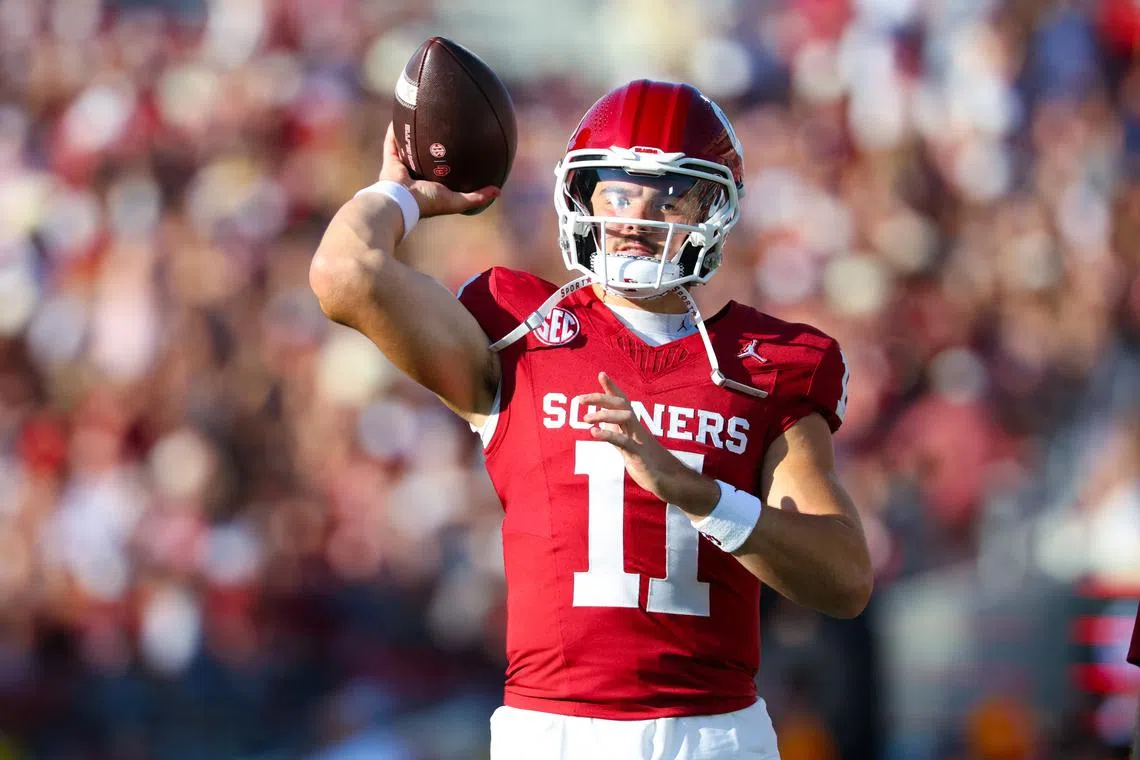 Ex-Oklahoma QB Jackson Arnold commits to SEC rival Auburn | The Straits ...