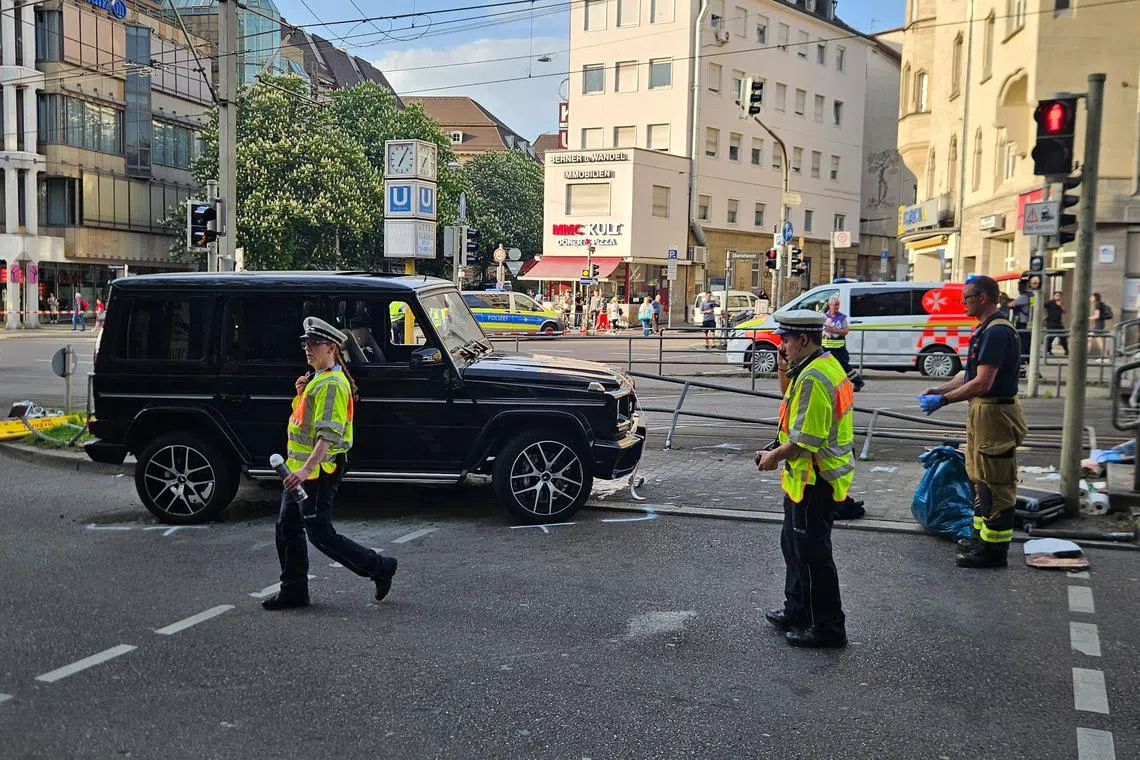 German police rule out attack after car kills one in Stuttgart | The ...