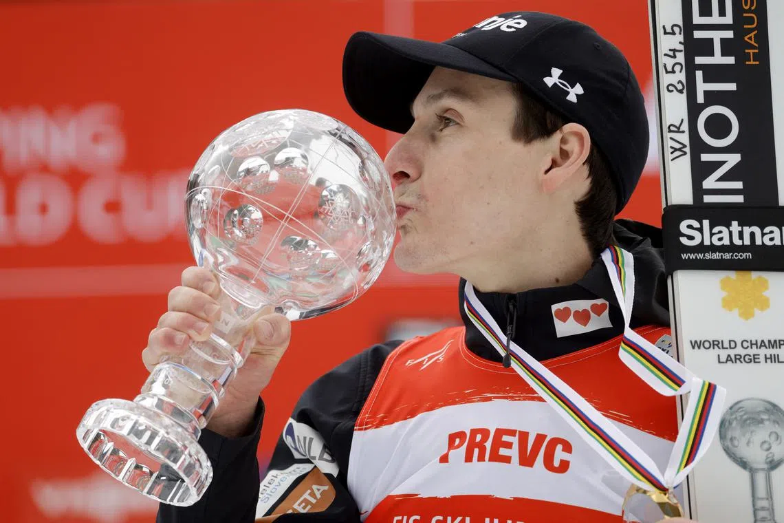 Ski jumping-Prevc breaks men's world record with 254.5-metre jump | The ...