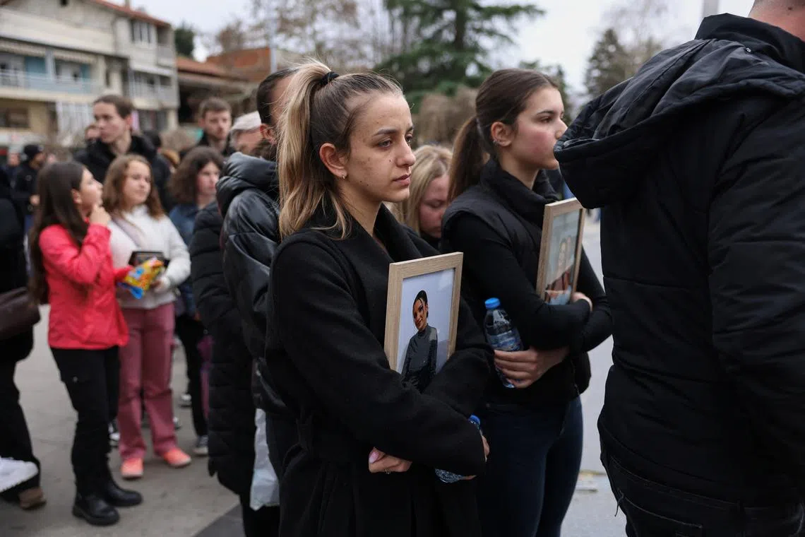 Crowds call for justice for 59 killed in North Macedonia nightclub fire ...