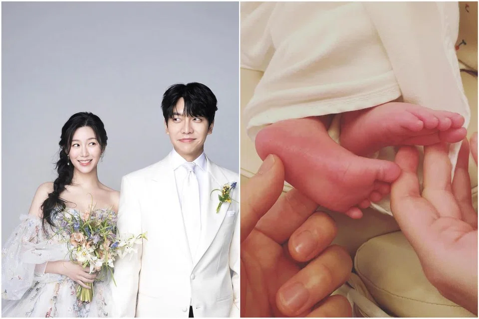 K-idol Lee Seung-gi’s wife shares first glimpse of their two-month-old daughter | The Straits Times