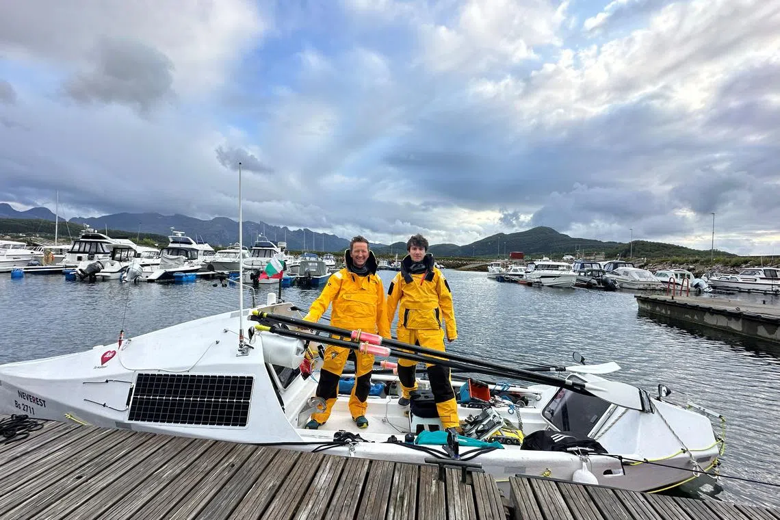 Bulgarian father and son row across Arctic Ocean for endangered species | The Straits Times