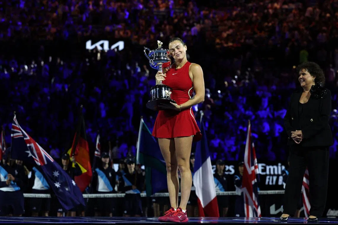 Mature Aryna Sabalenka seizing control of her destiny | The Straits Times