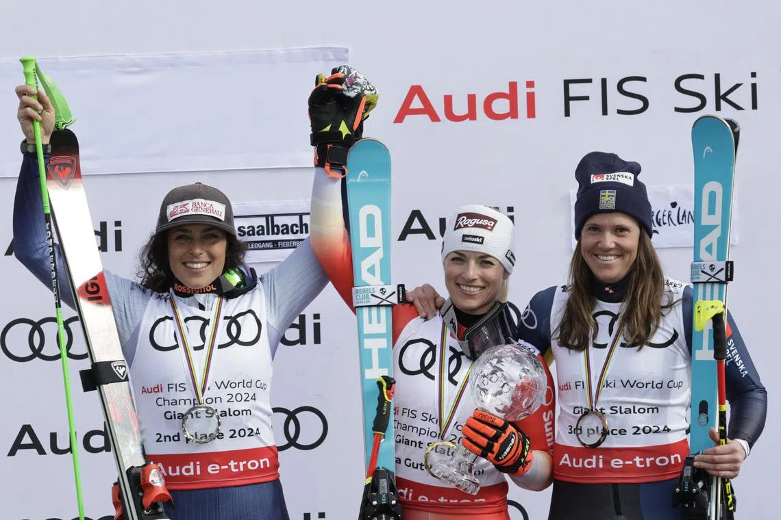 Alpine skiing-Switzerland's Gut-Behrami wins overall and GS World Cup ...