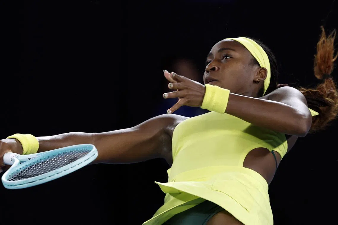Gauff survives Burrage barrage to reach third round | The Straits Times