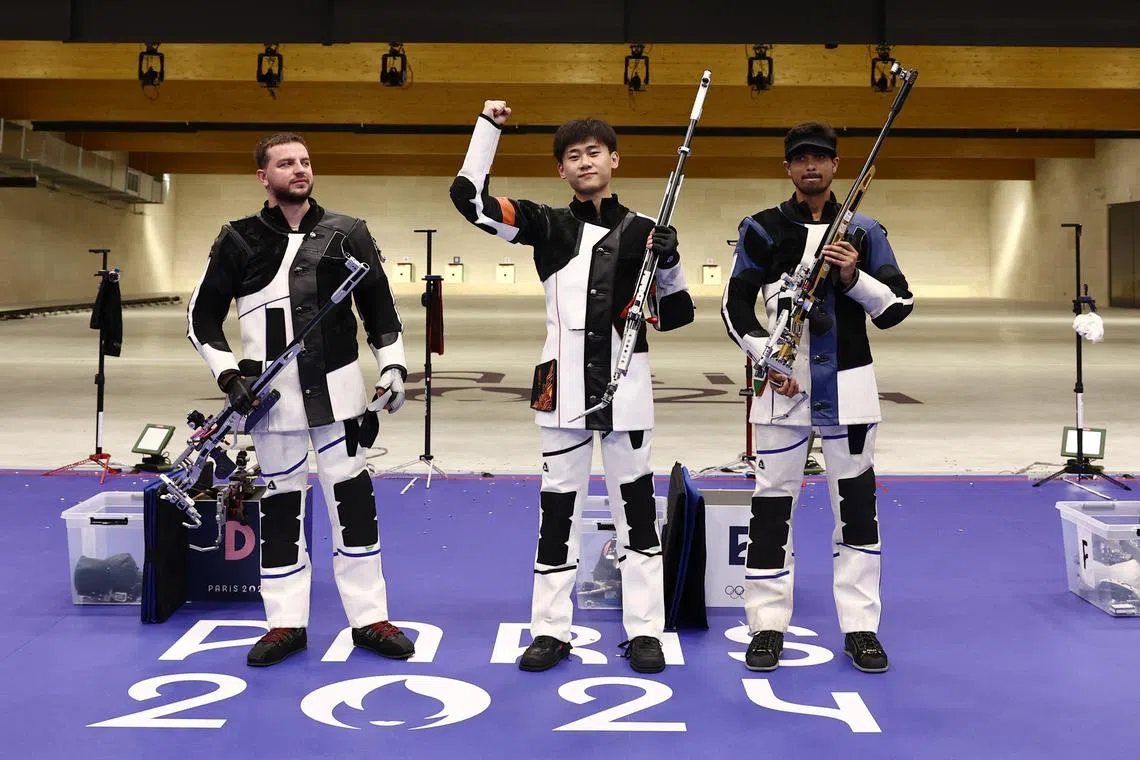 Shooting-China's Liu wins men's 50m rifle 3 positions gold | The ...