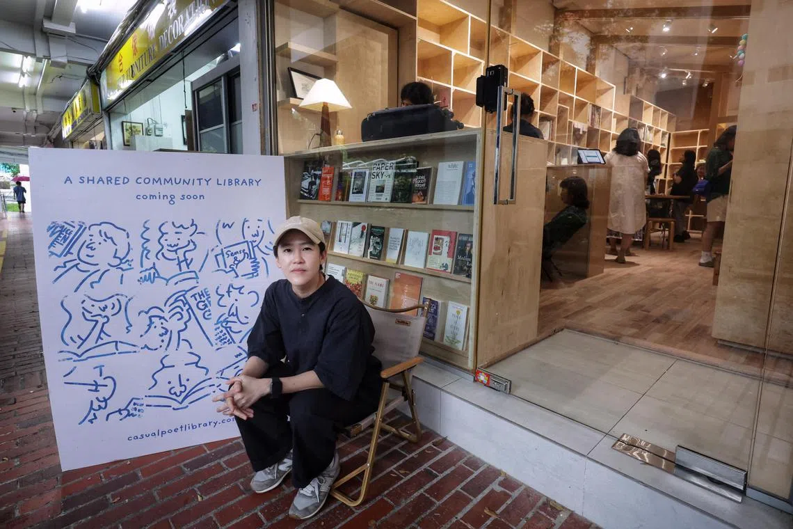 Community-funded Casual Poet Library stops lending books one day after ...