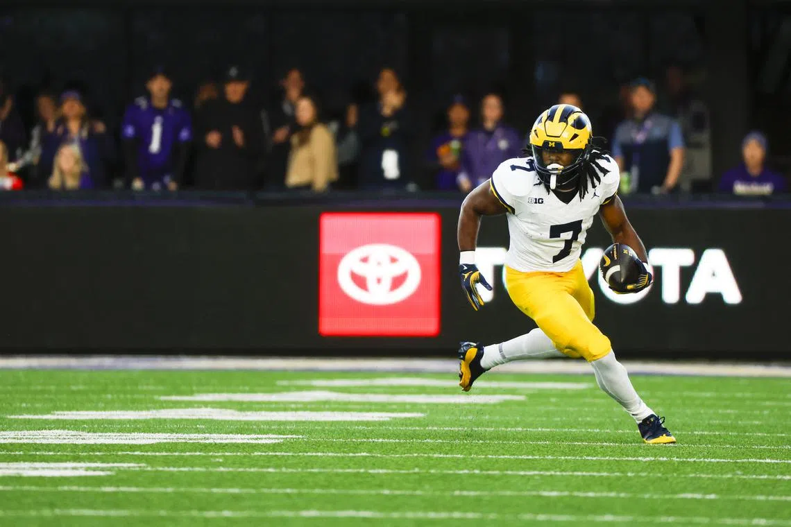 Michigan RB Donovan Edwards opts out of bowl | The Straits Times