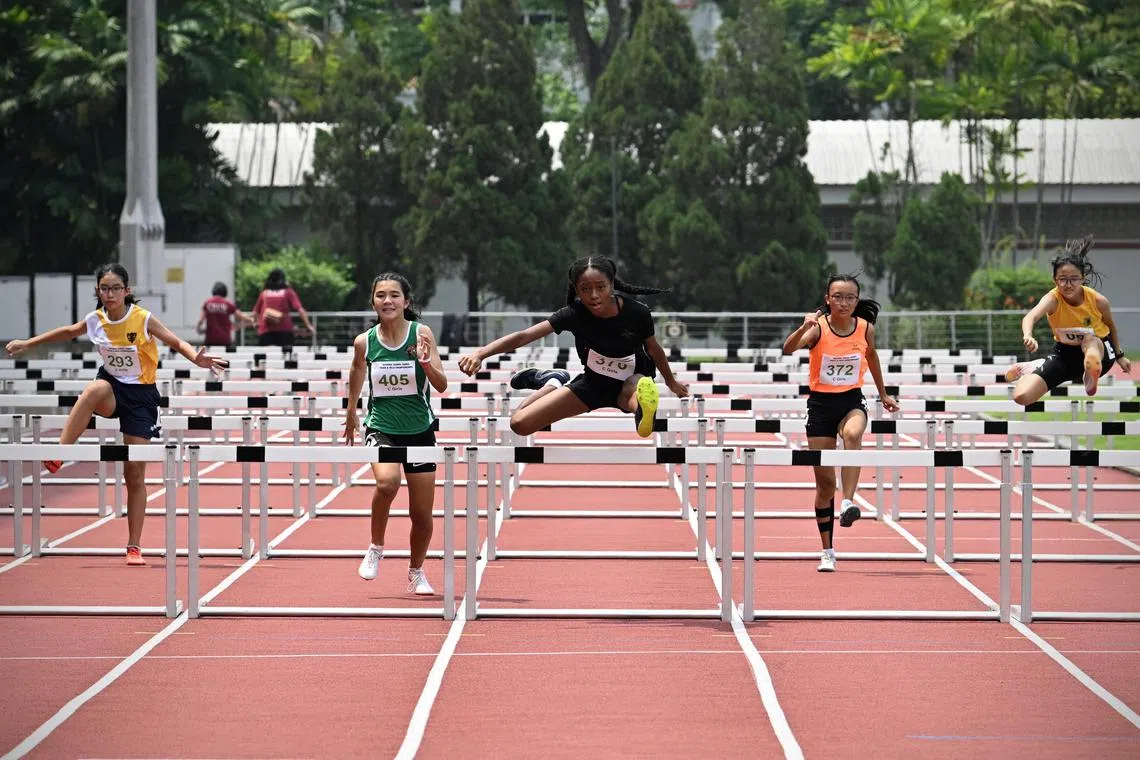 School of the Arts student dazzles on track with C Division hurdles title | The Straits Times