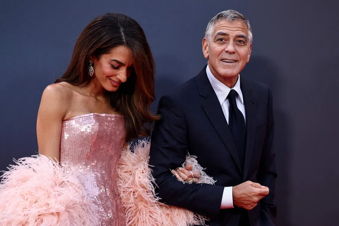Hollywood actor George Clooney, wife Amal and children become French ...