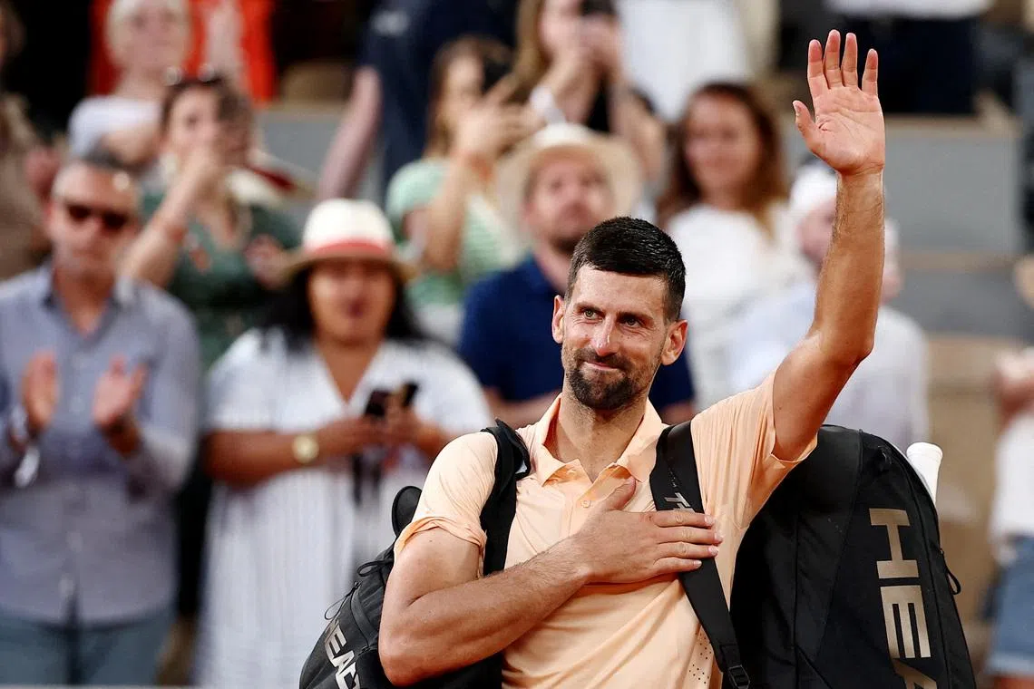 Djokovic's French Open future uncertain after stunning loss to Fonseca ...