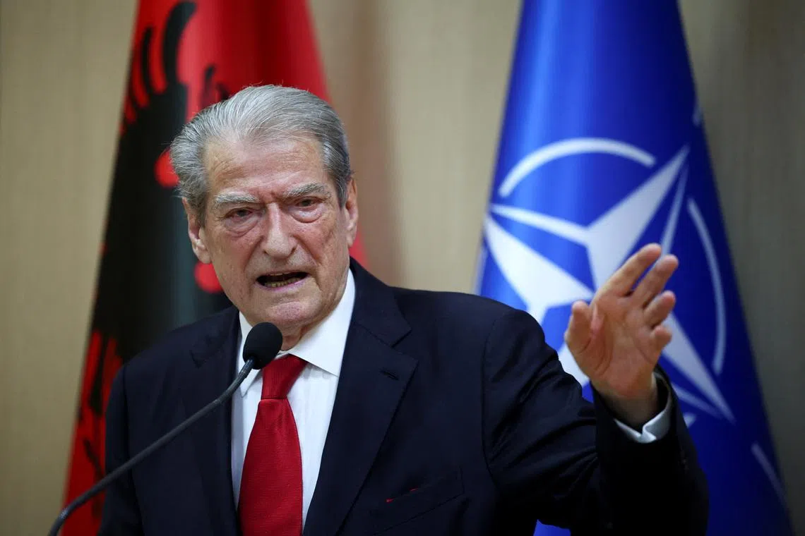 Albania opposition leader Berisha says US lifts entry ban on him | The ...