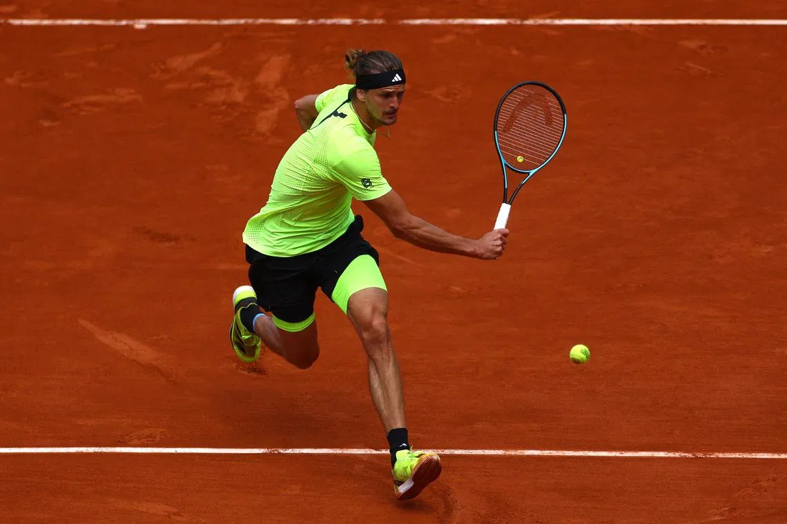 Zverev reaches seventh French Open quarters after Griekspoor retires ...