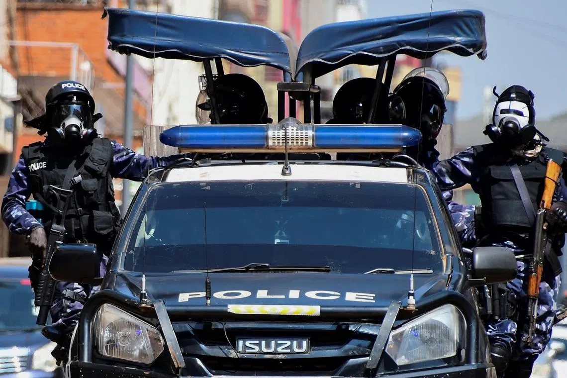 Ugandan security forces detain dozens of young protesters, says rights ...