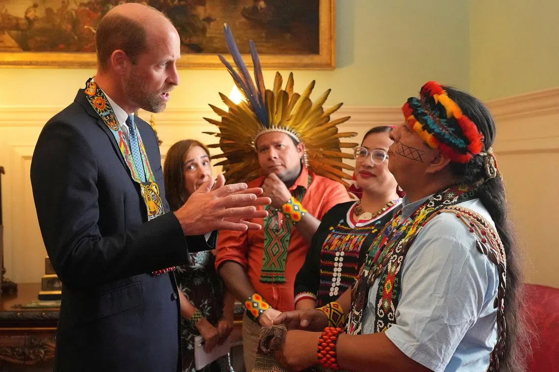 Support Indigenous People to protect nature, UK's Prince William says ...