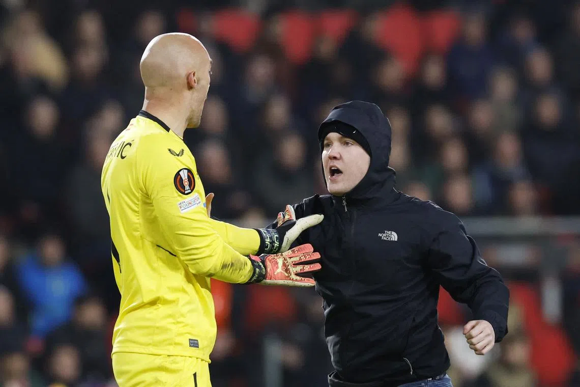 Football: Man who attacked Sevilla keeper handed 40-year stadium ban by ...
