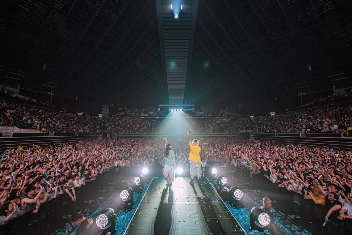 After Singapore Indoor Stadium concerts, J-pop act Yoasobi want to take on National Stadium next ...