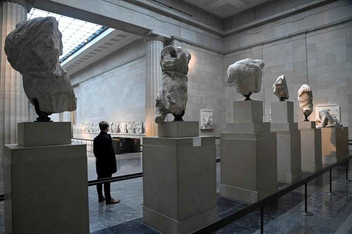 British PM Sunak rules out law change for return of Greek Parthenon marbles | The Straits Times