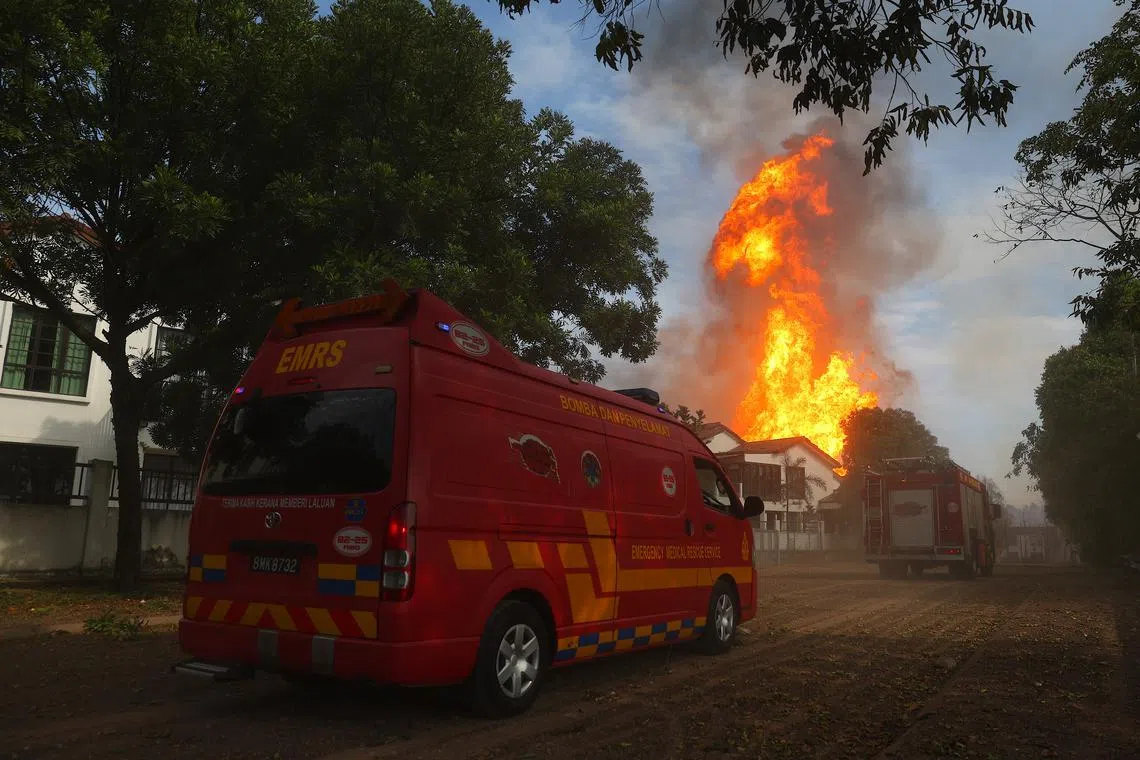 Malaysia gas pipeline inferno injures over 100: Fire officials | The ...