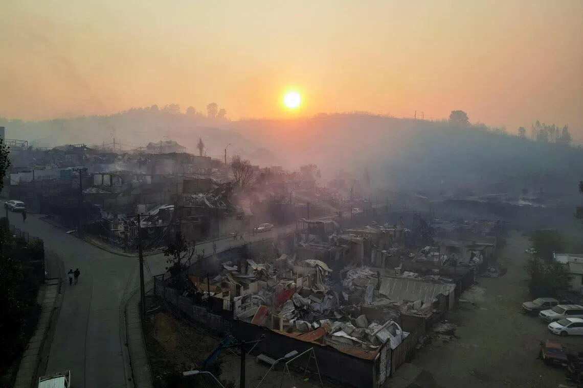 Chile declares emergency in southern regions after wildfires force ...