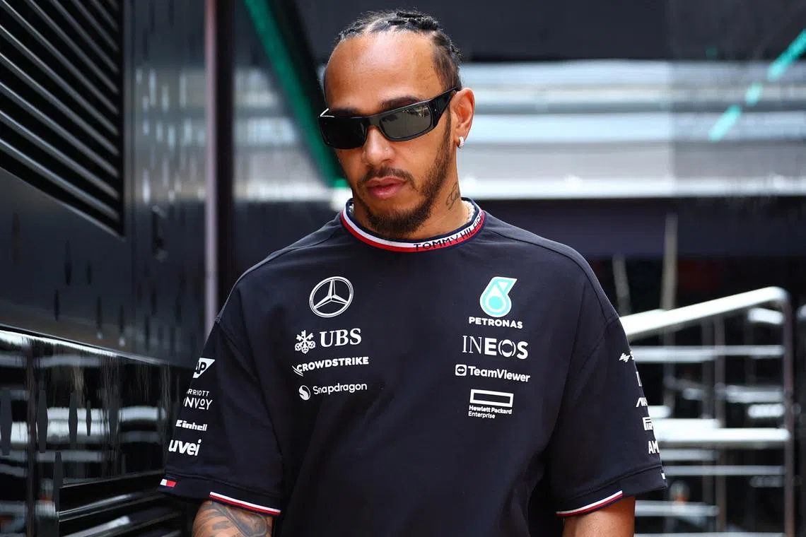 Hamilton goes a year without a pole | The Straits Times