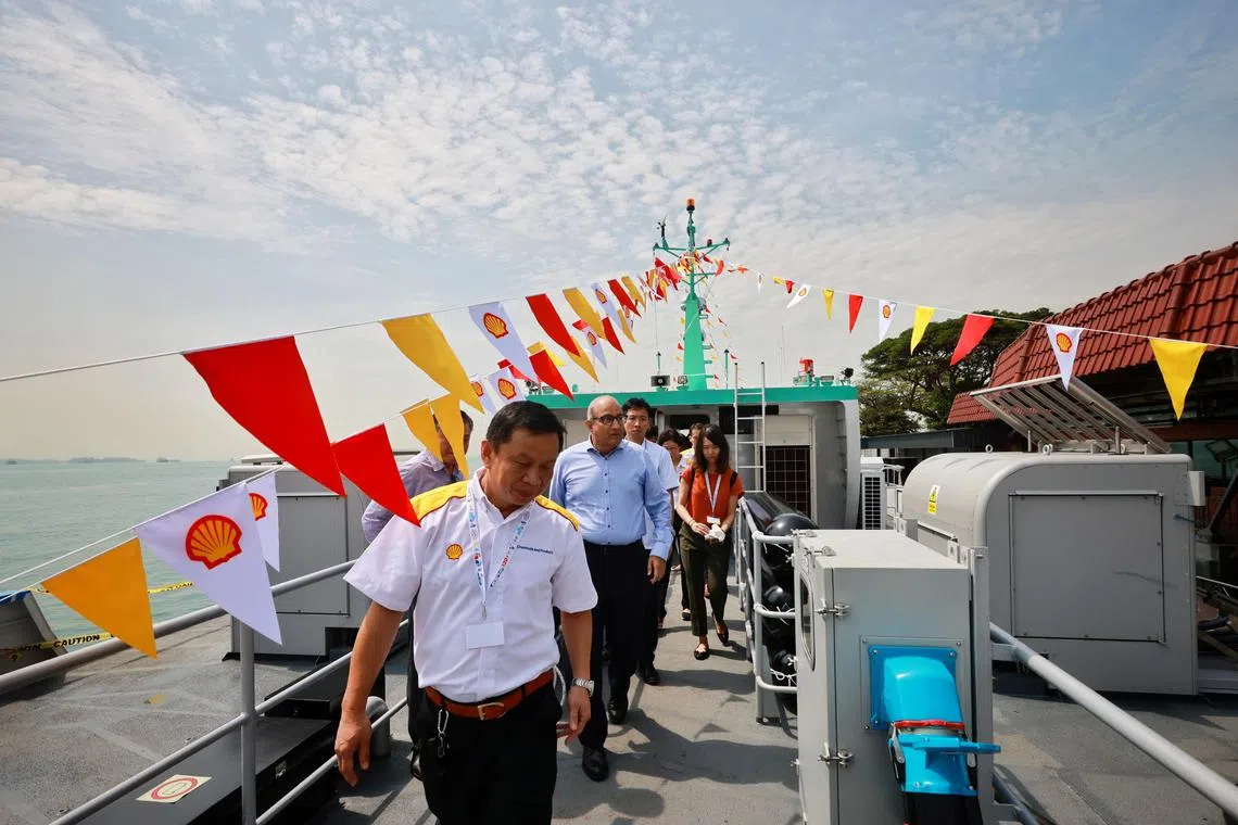 S’pore’s first fully electric ferry service will transport Shell staff ...
