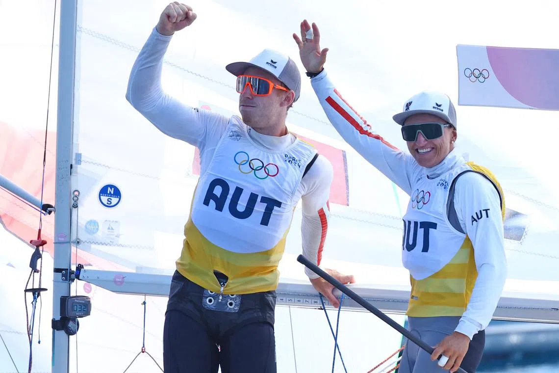 Sailing-Austrian duo win mixed dinghy gold, beating Japan and Sweden ...