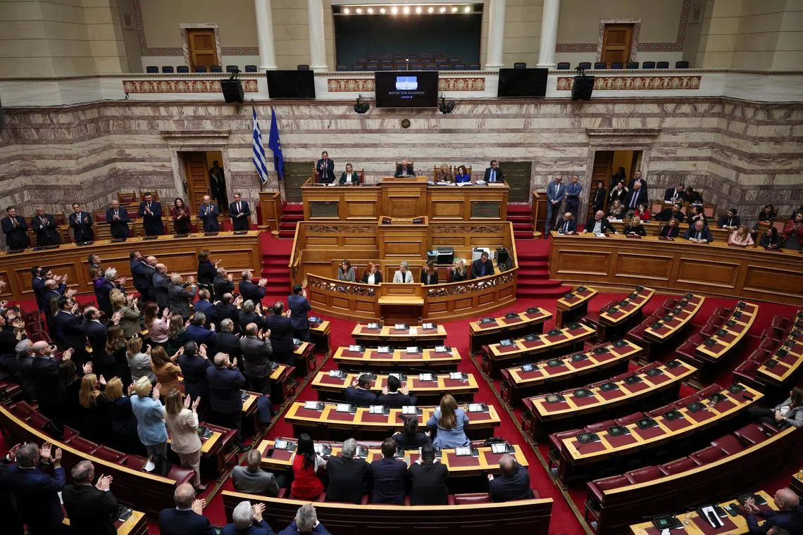 Greece elects former parliament speaker as new president | The Straits ...