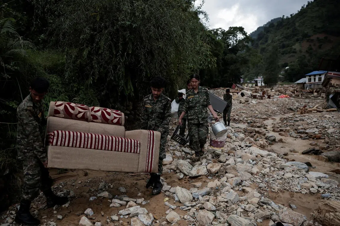 Nepal begins to assess damage after deadly rains, floods kill 192 | The ...