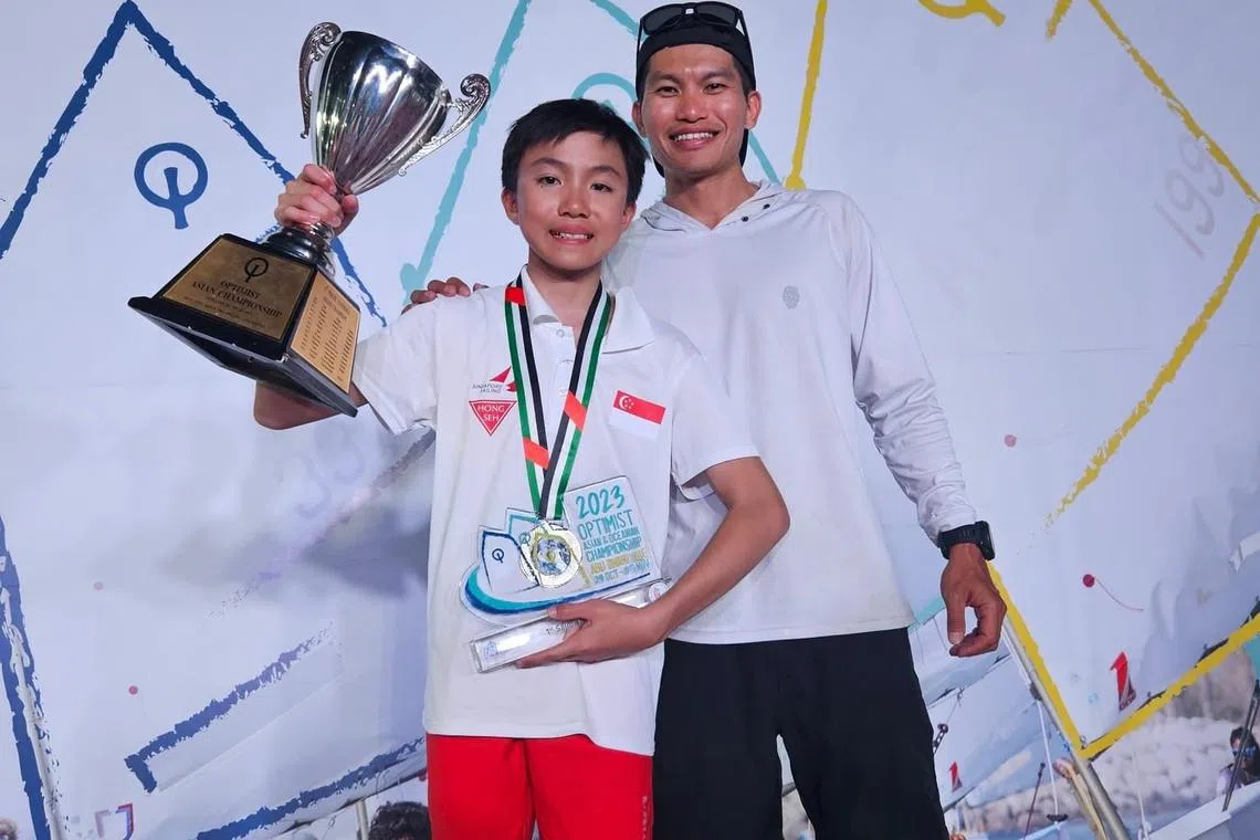 Sailor Ethan Chia, 13, clinches gold in Optimist Asian and Oceanian ...