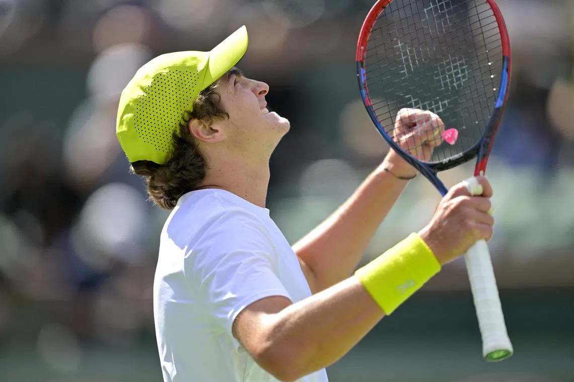 Fonseca delivers in Indian Wells debut | The Straits Times