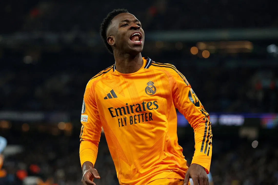 Man City fans' mocking banner fuelled Real's Vinicius in 3-2 win | The ...