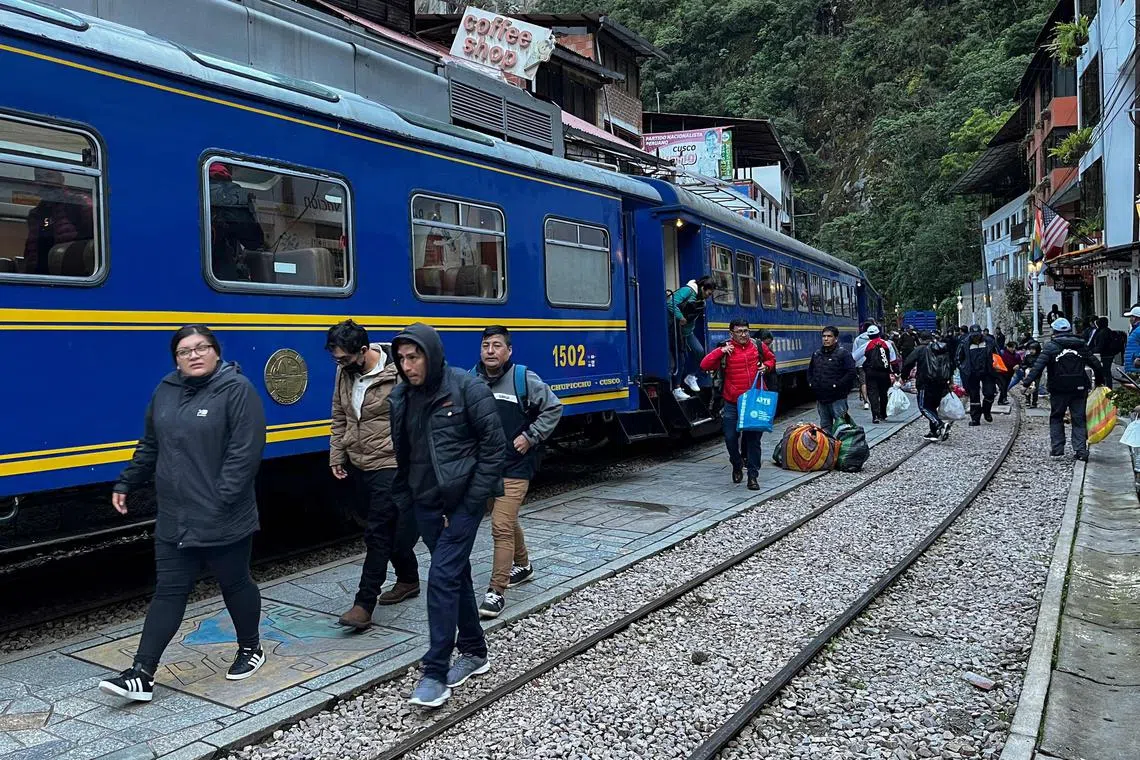 Peru reopens train service to Machu Picchu following anti-government ...