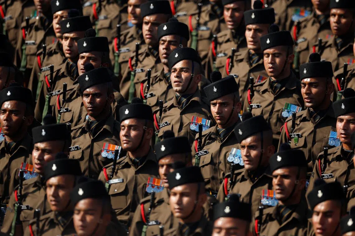 India's Republic Day marked by fighter jet formations, daredevil stunts ...