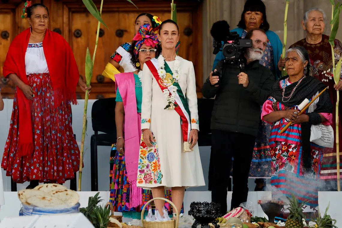 Sheinbaum sworn in as Mexico's first female president, vows 'it's time ...