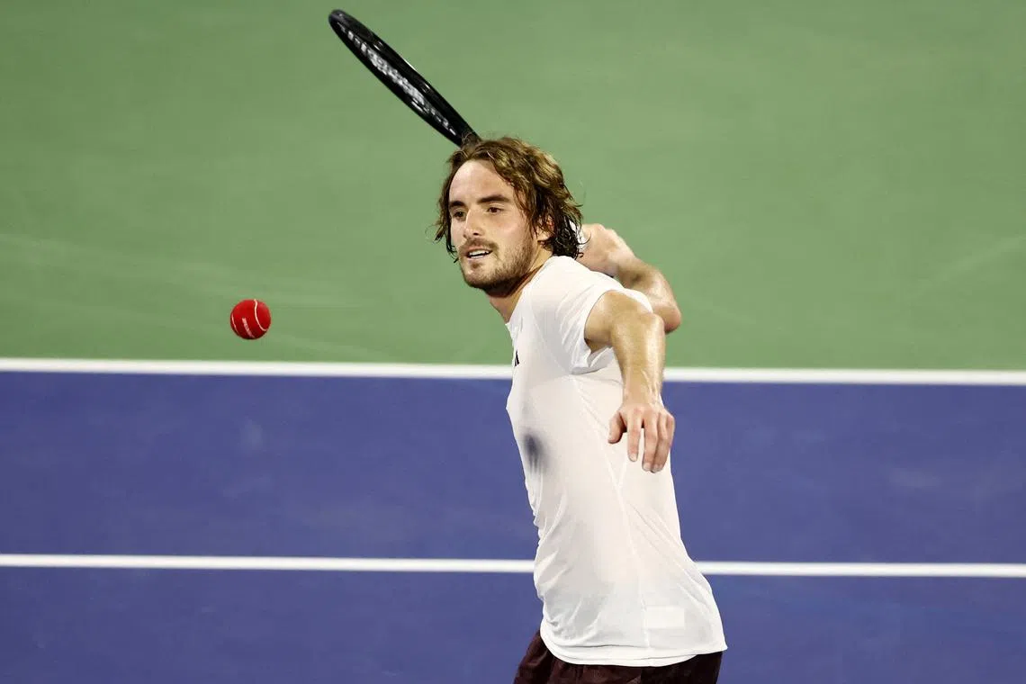 ATP roundup: Stefanos Tsitsipas wins opener in Dubai | The Straits Times