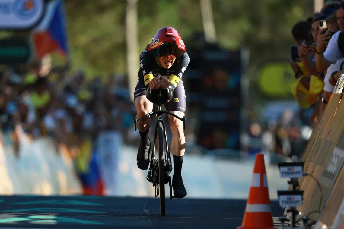 Vingegaard takes yellow jersey as Tour de France begins with team time ...