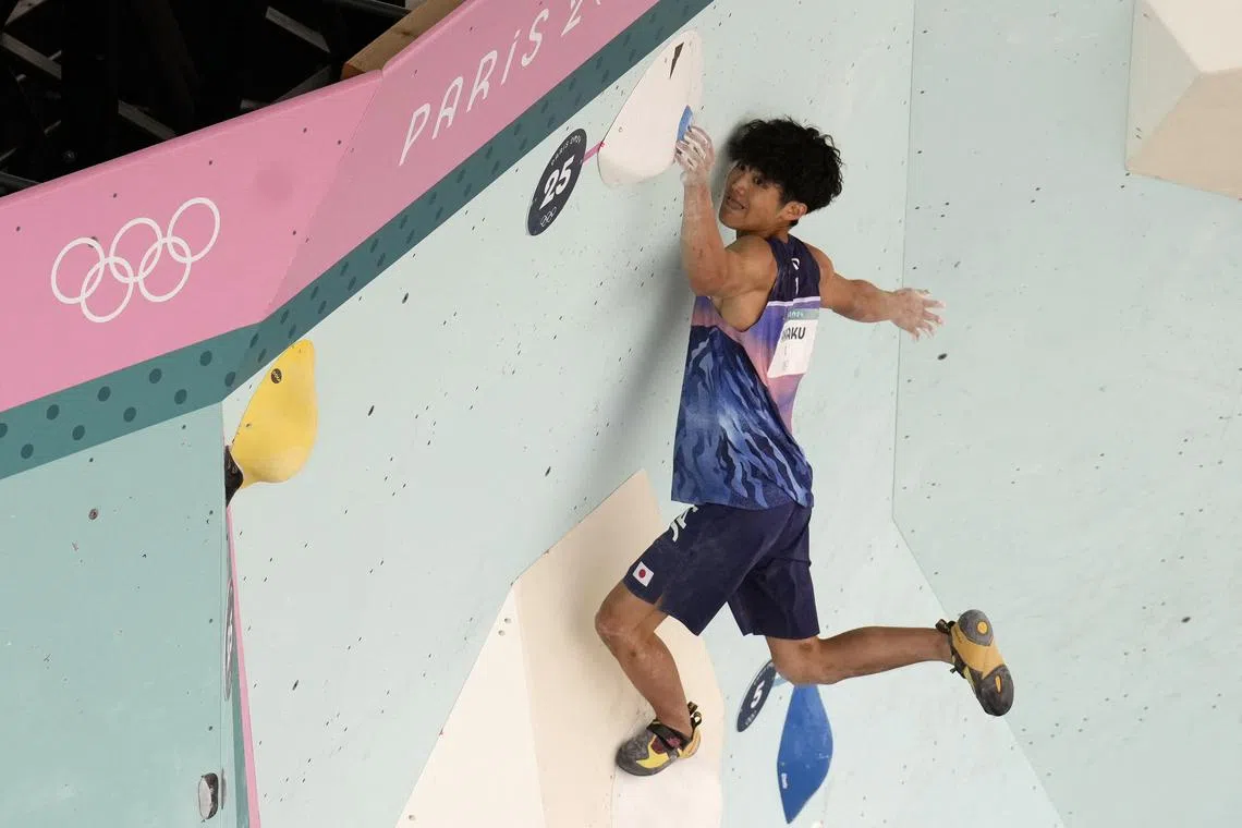 Climbing-Briton Roberts takes boulder and lead gold in major upset ...