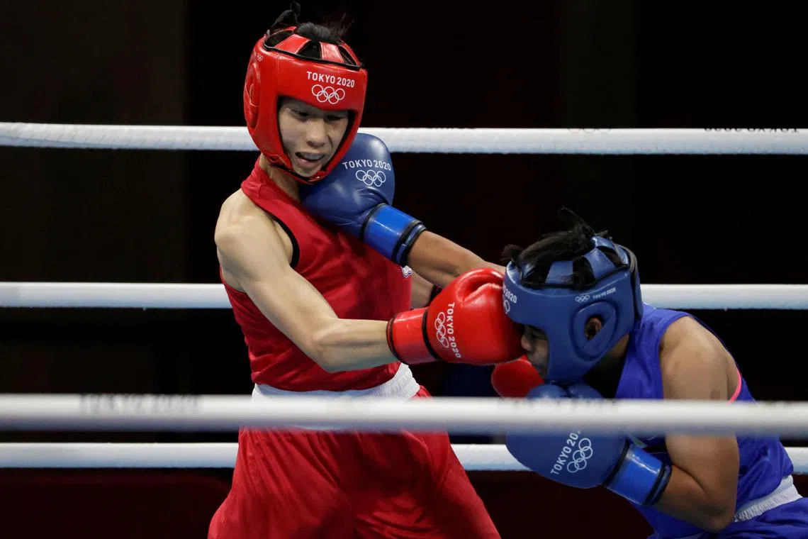 Taiwan leaders back boxer in Olympic gender row | The Straits Times