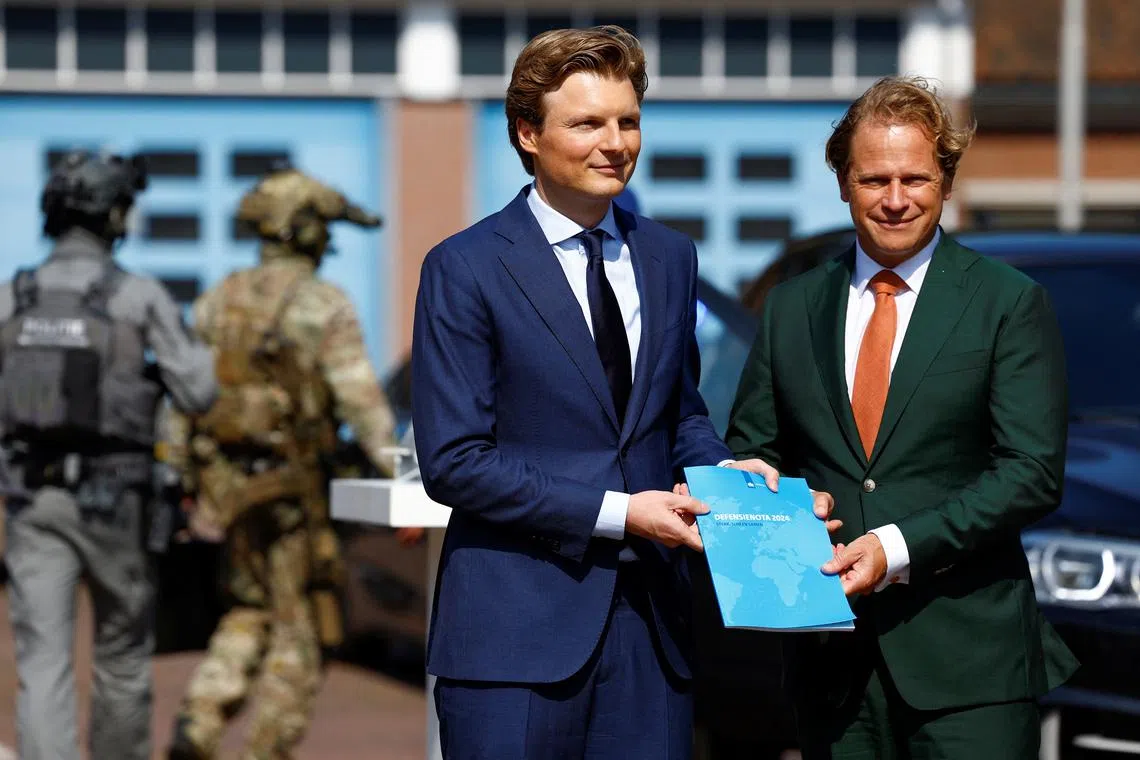 Netherlands wants to double army personnel, NOS reports | The Straits Times