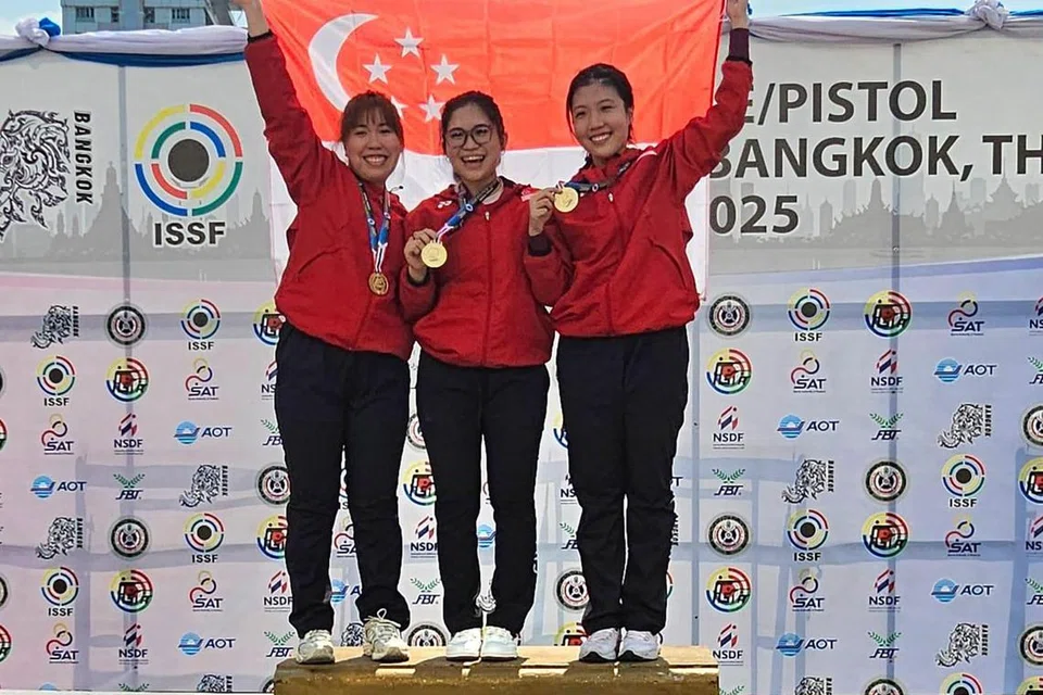 Heat no issue for Singapore shooters, who win 3 golds at the Asian ...